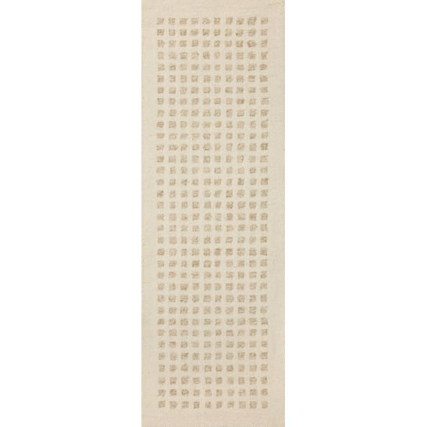 Chris Loves Julia x Loloi Polly Checkered Hand-tufted Beige/Tobacco ...