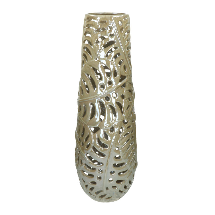 Bay Isle Home Godoy Handmade Earthenware Floor Vase | Wayfair.co.uk
