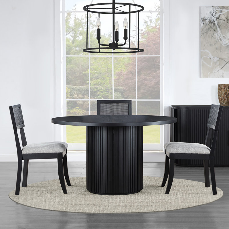 Latitude Run® Fiammetta 52'' Round Pedestal Dining Table & Reviews ...