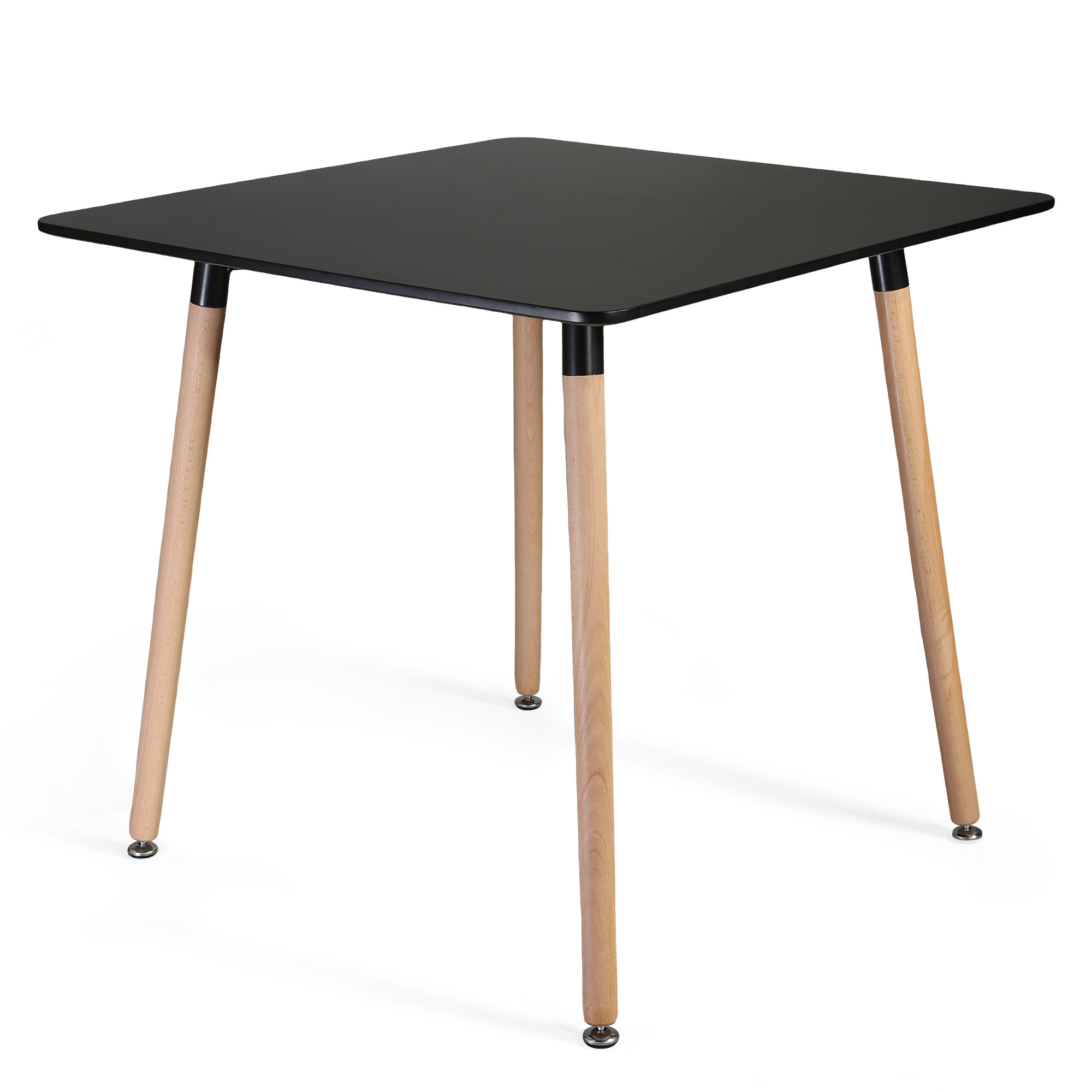 SIMPOL HOME Solid Wood Dining Table, Modern Square Bar Table, Mid ... SIMPOL HOME Solid Wood Dining Table, Modern Square Bar Table, Mid ...