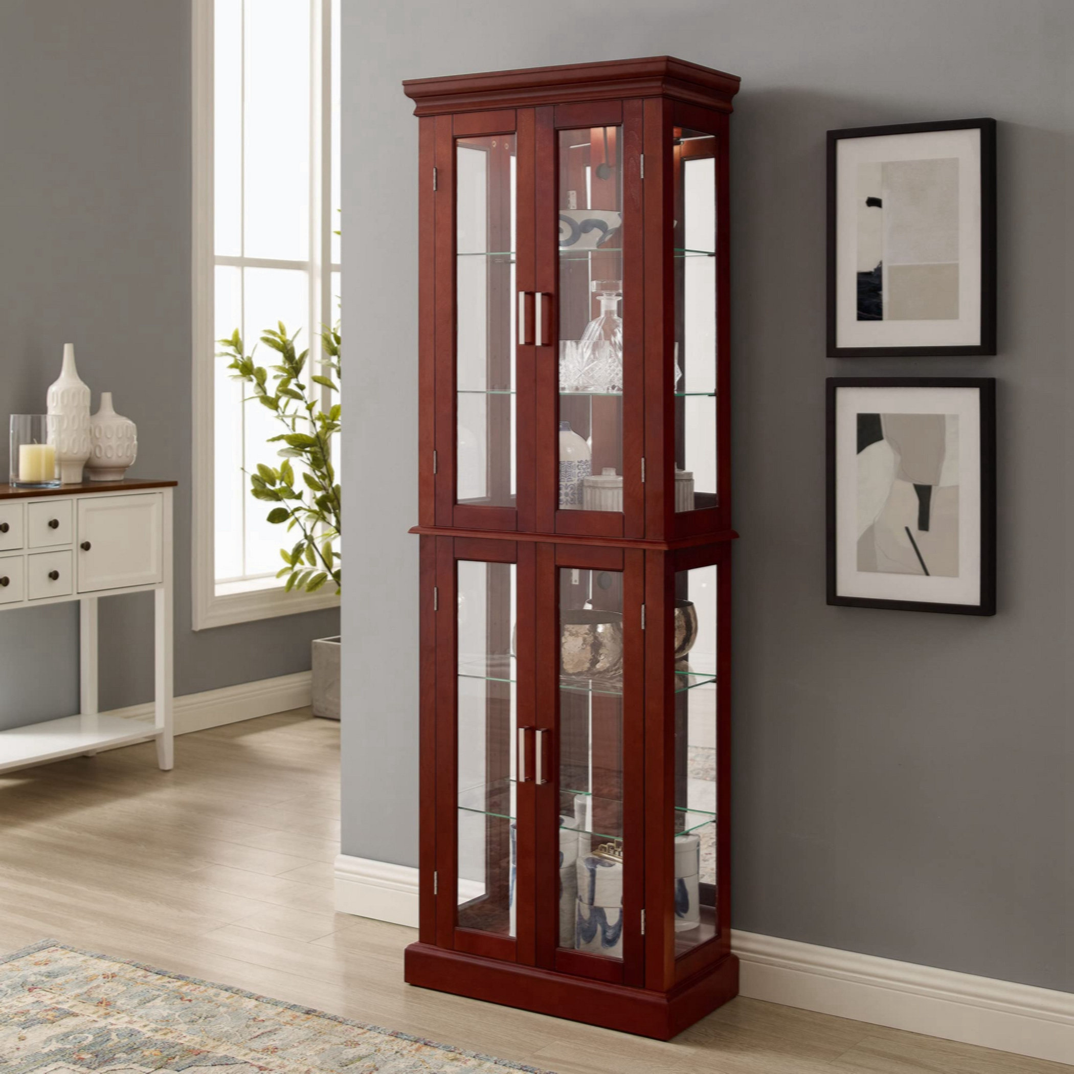 Red Barrel Studio® Ahriya Diapaly Dining Cabinet with Adjustable ...