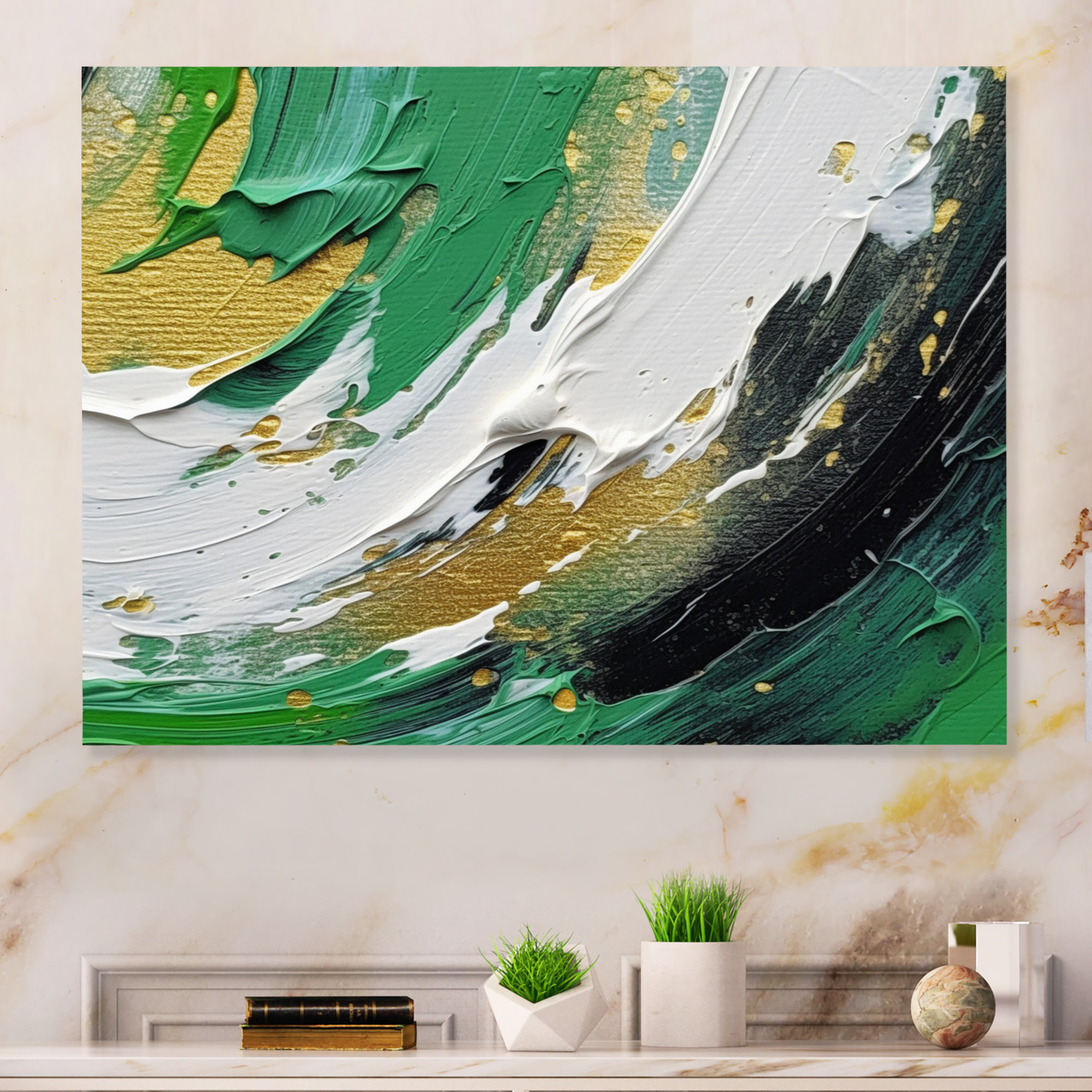 Wrought Studio Cosmic Whirlpool - Abstract Spirals Metal Wall Art ...