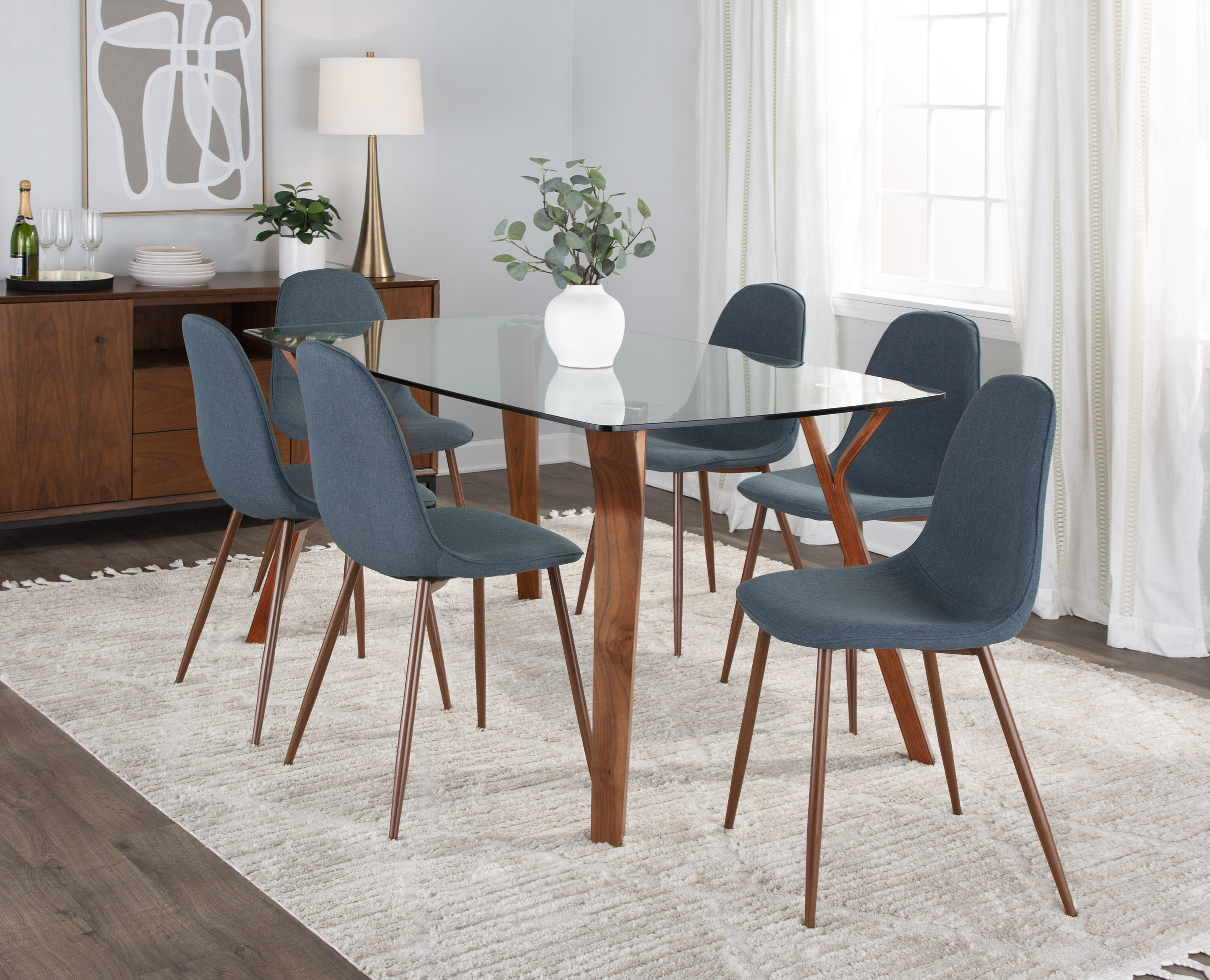 Corrigan Studio® Laveryl 6 - Person Dining Set & Reviews | Wayfair