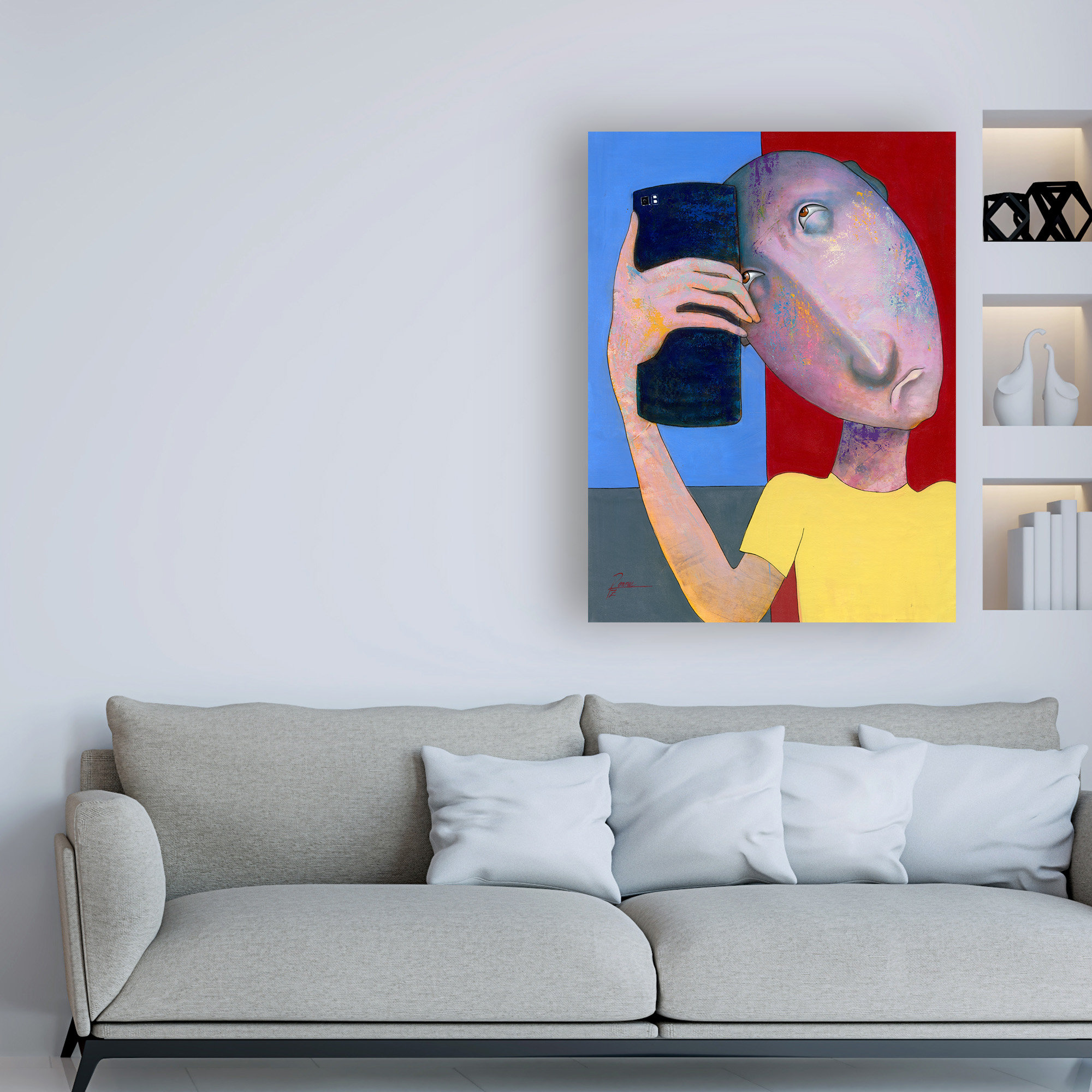 Wrought Studio Selfie Abstract - Wayfair Canada