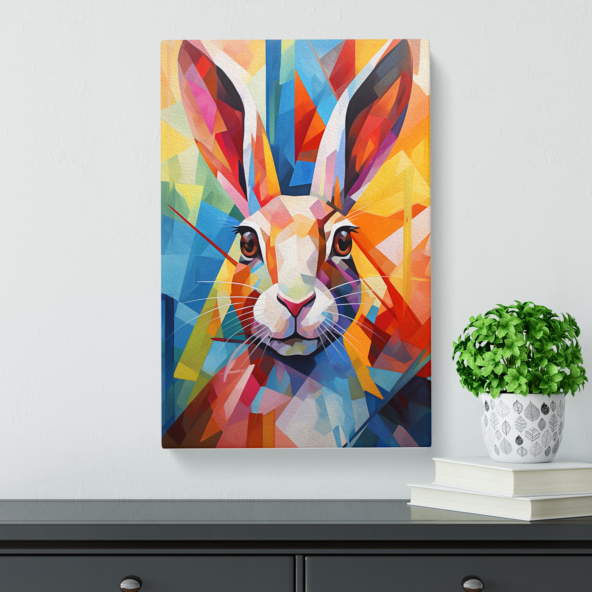 Brambly Cottage Hare Abstract No.2 - No Frame Art Prints | Wayfair.co.uk