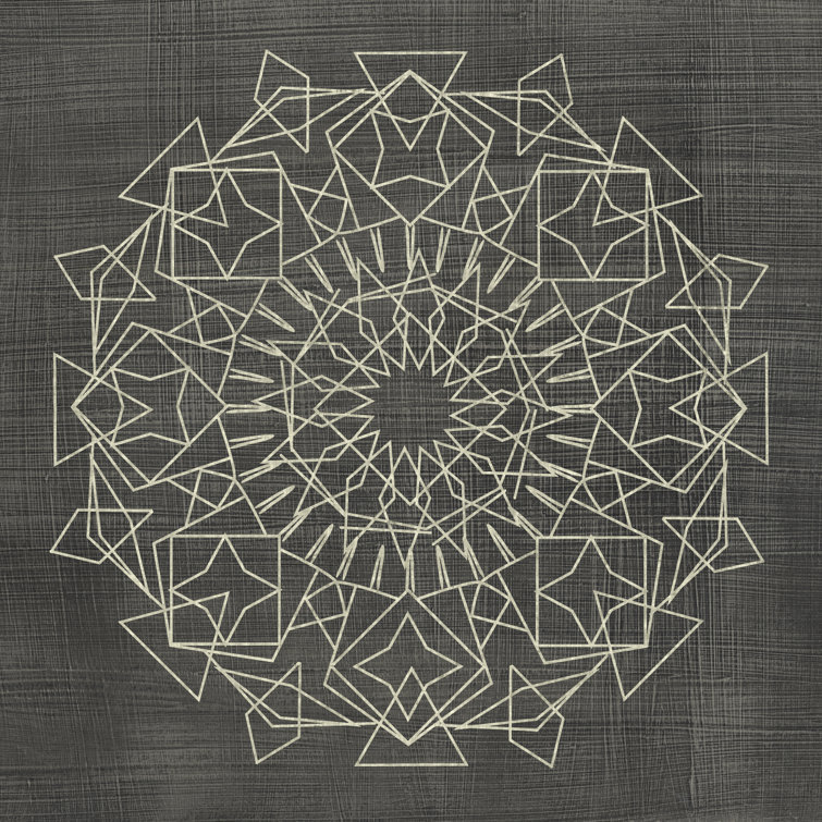 World Menagerie Geometric Tile I by Chariklia Zarris - Wrapped Canvas ...