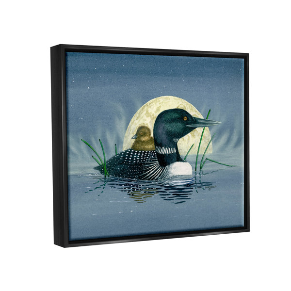 August Grove® " Mallard Duck Moonlit Pond " by Dave Bartholet Painting ...