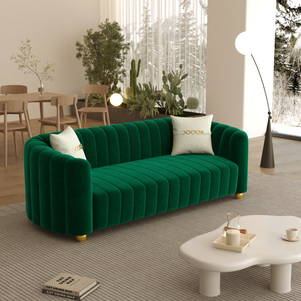 Mercer41 Beonica 83.46'' Velvet Sofa | Wayfair