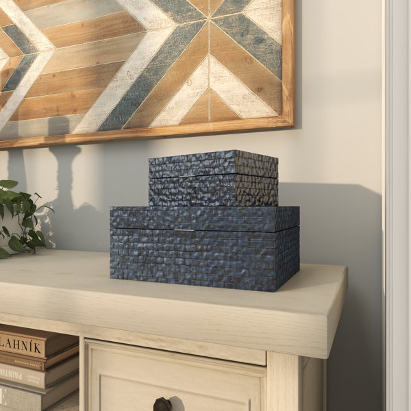 Joss & Main Mandy Shell 2 Piece Decorative Box Set & Reviews | Wayfair