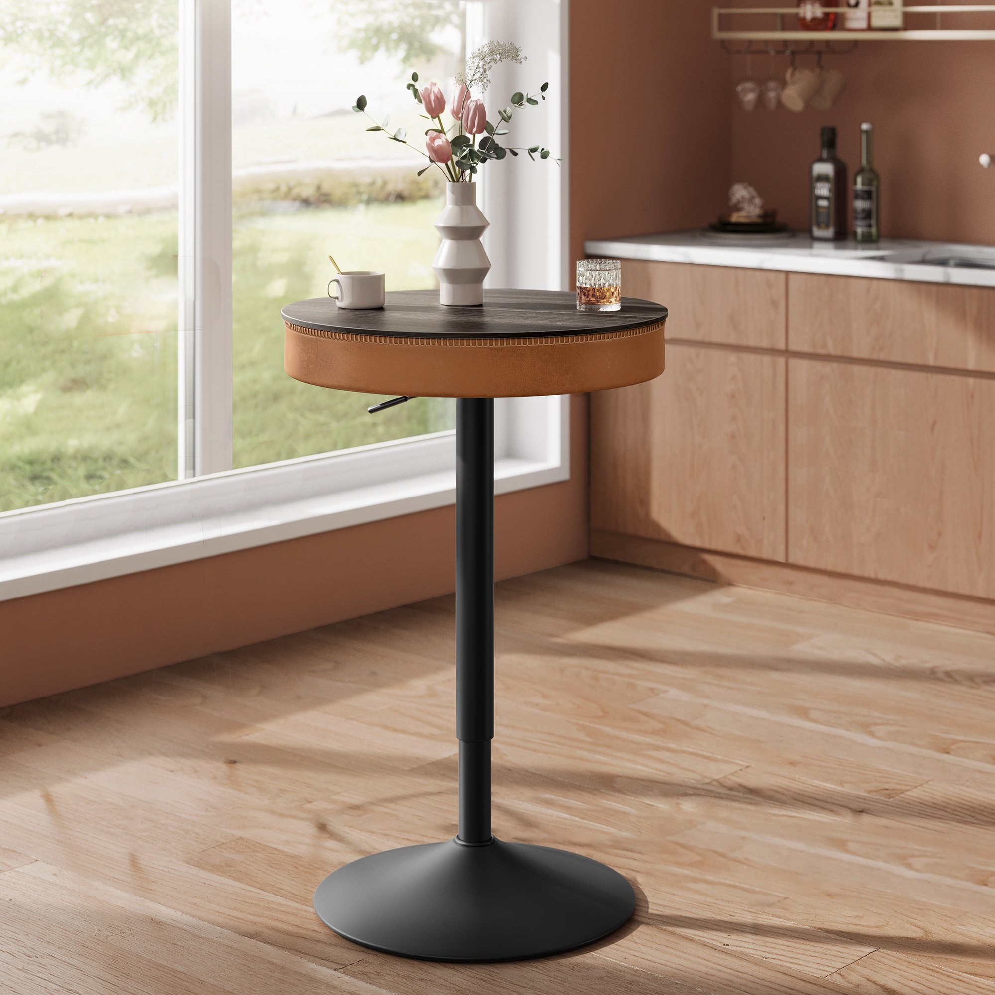 George Oliver Gilbahar height-adjustable dining table et Commentaires ...