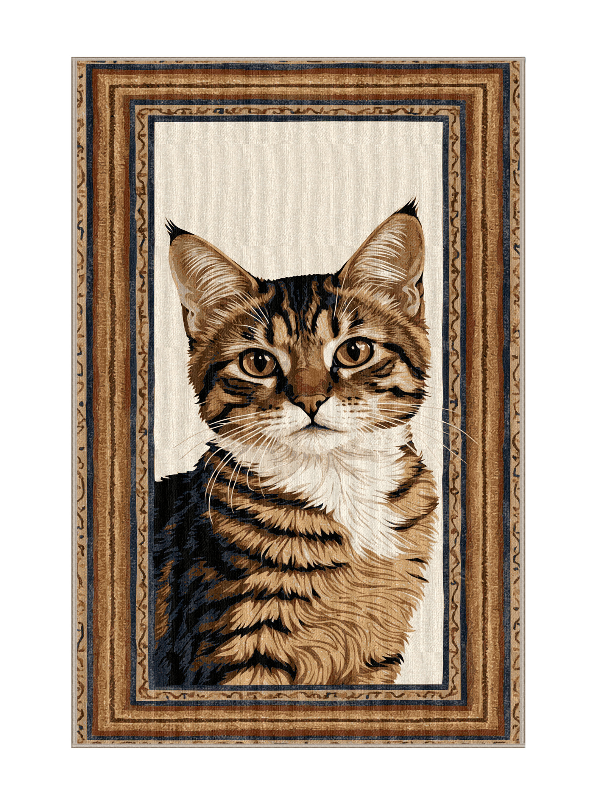 Union Rustic Washable American Curl Cats Area Rug | Wayfair