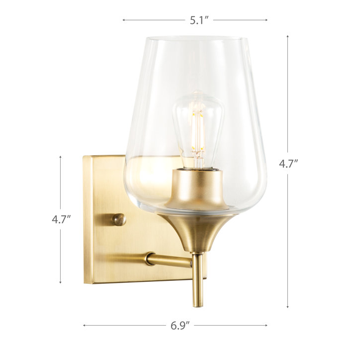 Ebern Designs Herriman Armed Sconce & Reviews | Wayfair