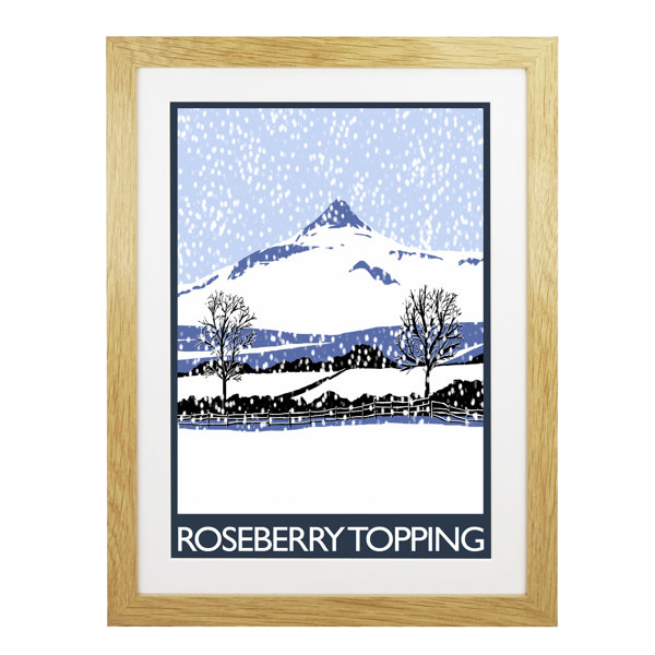 East Urban Home Roseberry Topping 2 by Richard O'Neil - Graphic Art ...