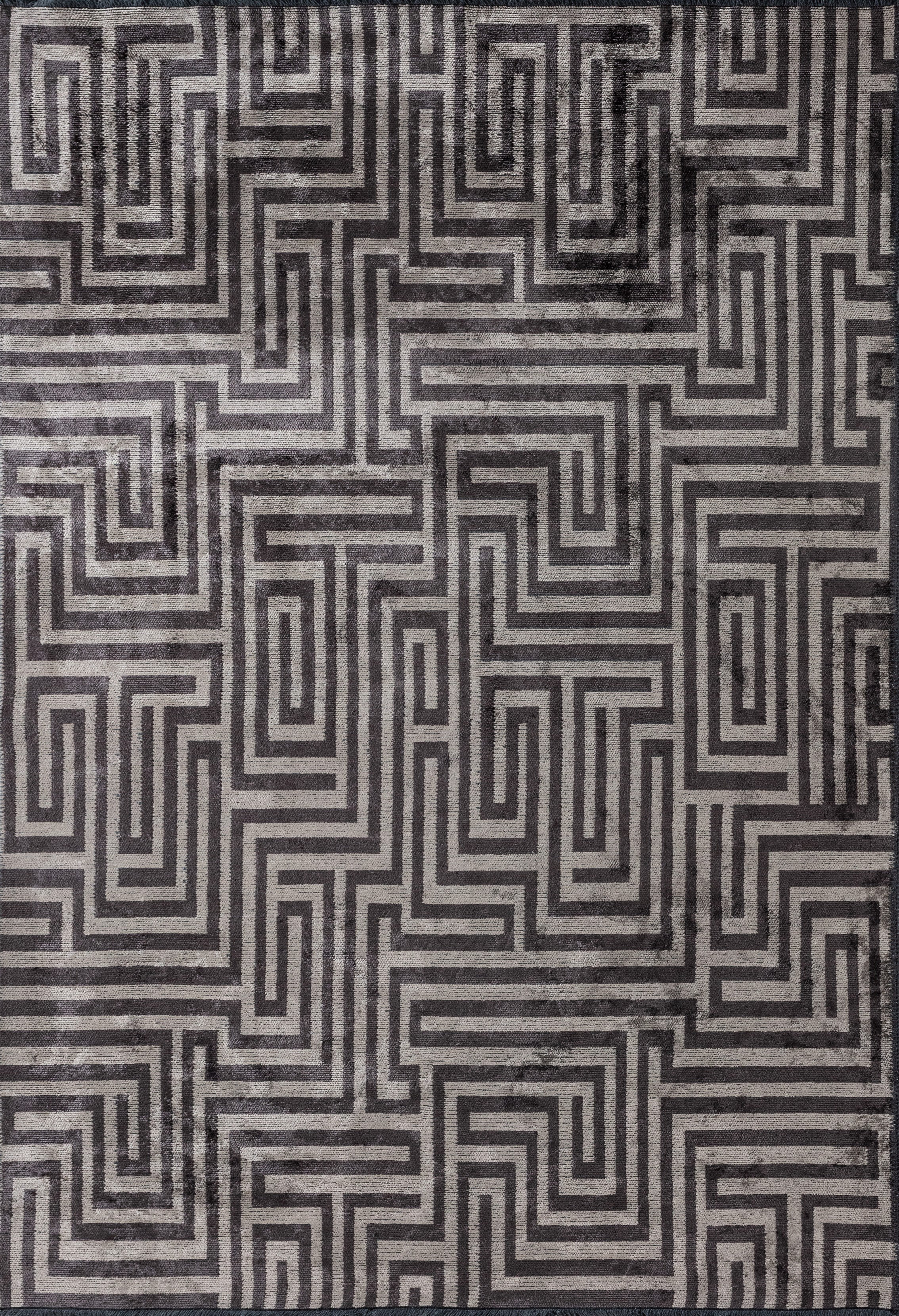 Woven Concepts Rapture Gray Geometric Luxury Area Rug | Wayfair