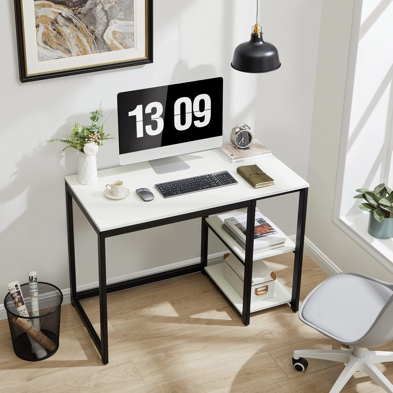 Latitude Run® Dolansky 39.4'' W Rectangle Computer Desk | Wayfair