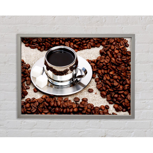 Bright Star Silver Coffee Beans - Single Picture Frame Art Prints on ...