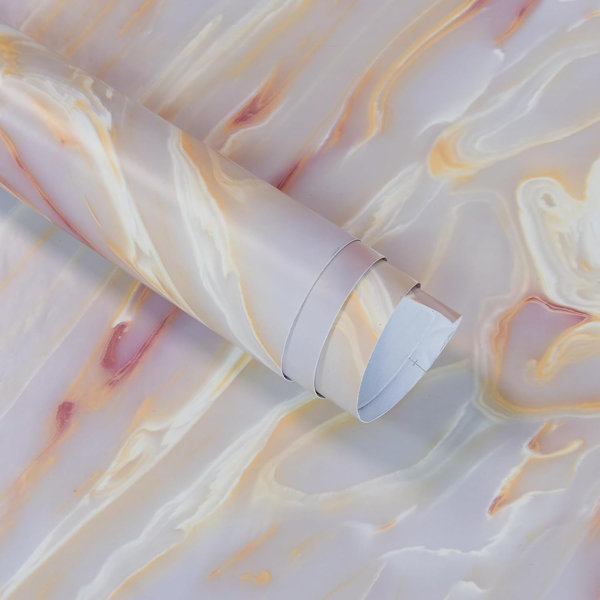 Ivy Bronx 15.7"X196" Granite Marble Contact Paper Peel & Stick ...