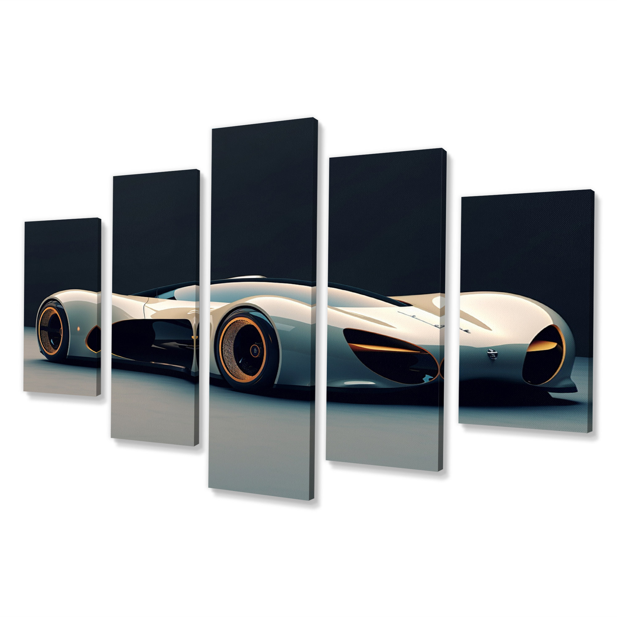 Latitude Run® Futuristic Bugatti Sports Car II - Cars Race Car Canvas ...