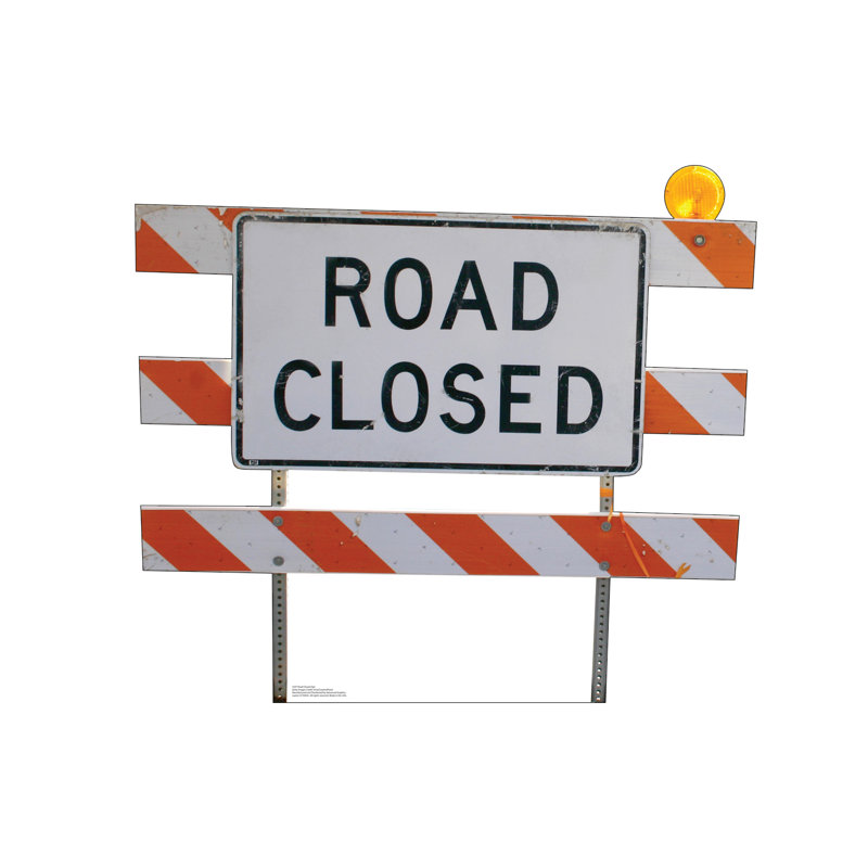 Advanced Graphics Road Closed Sign | Wayfair