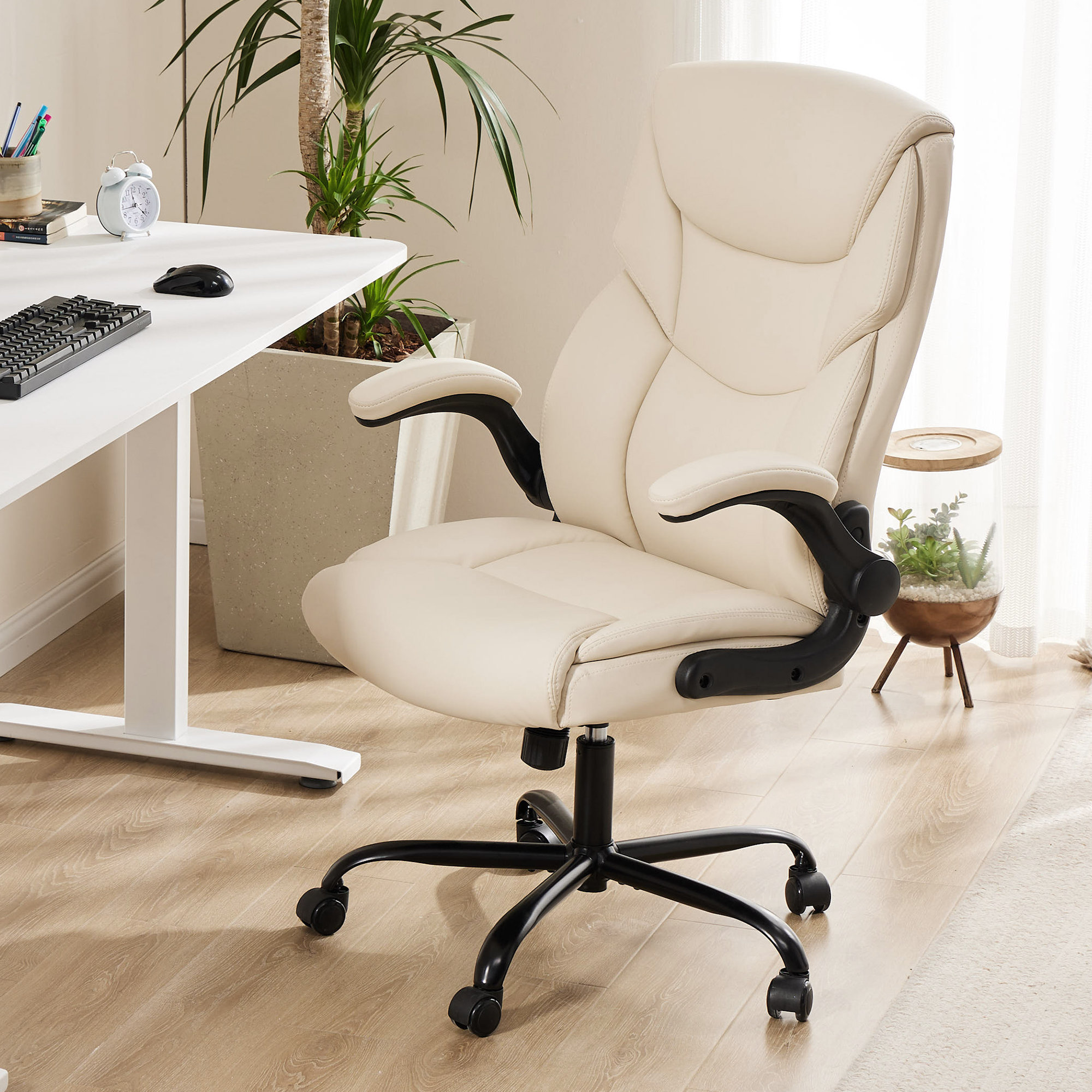 Inbox Zero Iz Ergonomic Faux Leather Executive Chair & Reviews | Wayfair