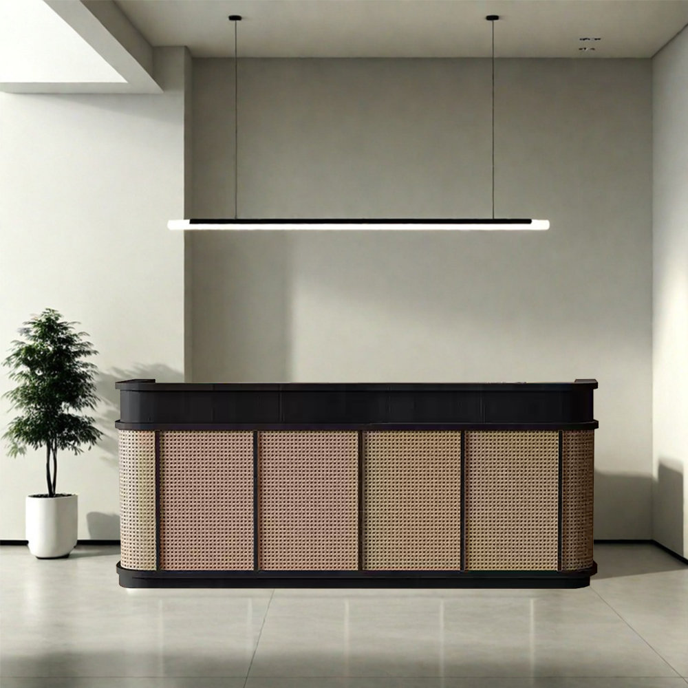Artistic Soul XKX Premium Furniture Rectangular Modern Front Desk ...