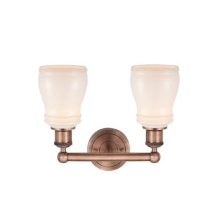 Copper Bathroom Vanity Lighting You'll Love | Wayfair
