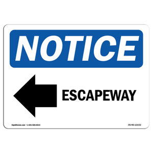 SignMission Escapeway Sign | Wayfair