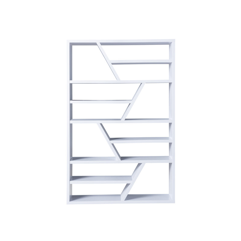 Mercury Row® Dailey Geometric Bookcase & Reviews | Wayfair