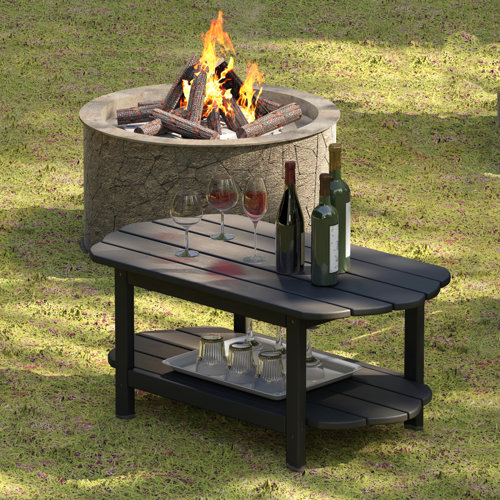 Black Patio Coffee Tables You'll Love | Wayfair