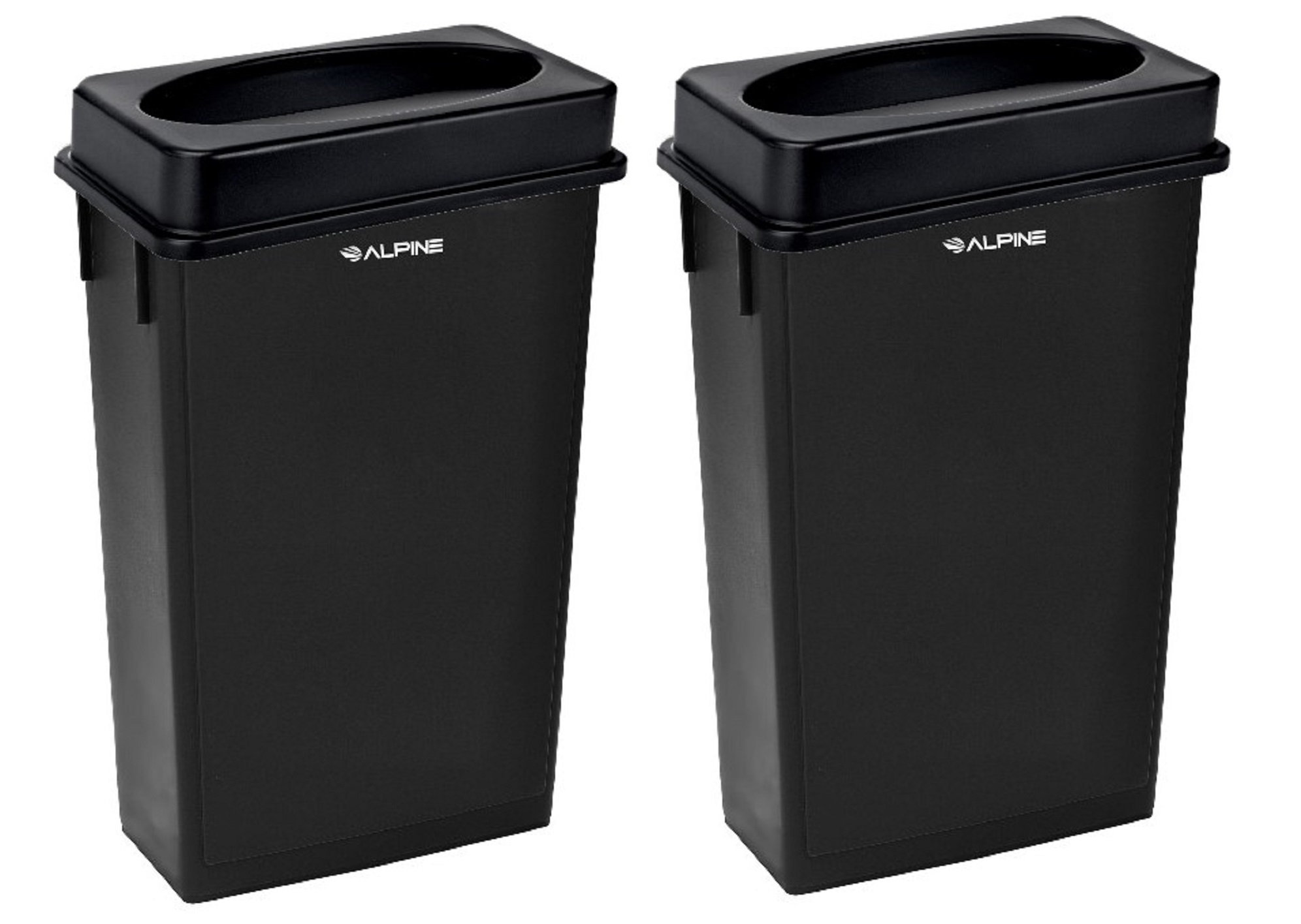 Alpine Industries Commercial 23 Gallon Trash Can Set & Reviews | Wayfair
