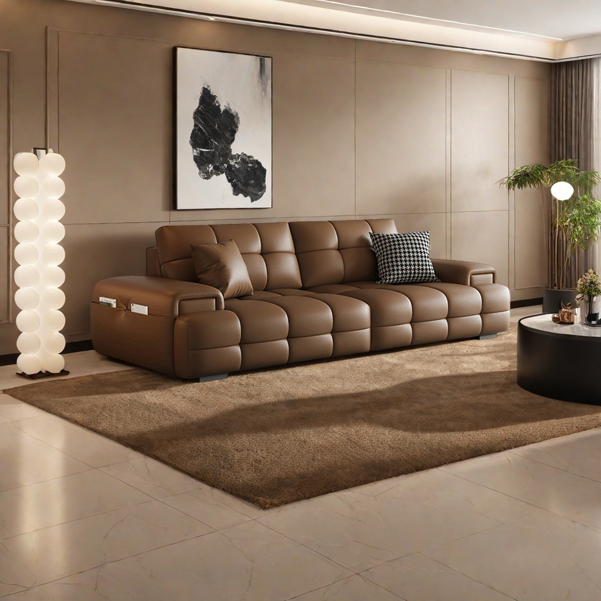 Merting Modern Minimalist Living Room Linear Sofa | Wayfair