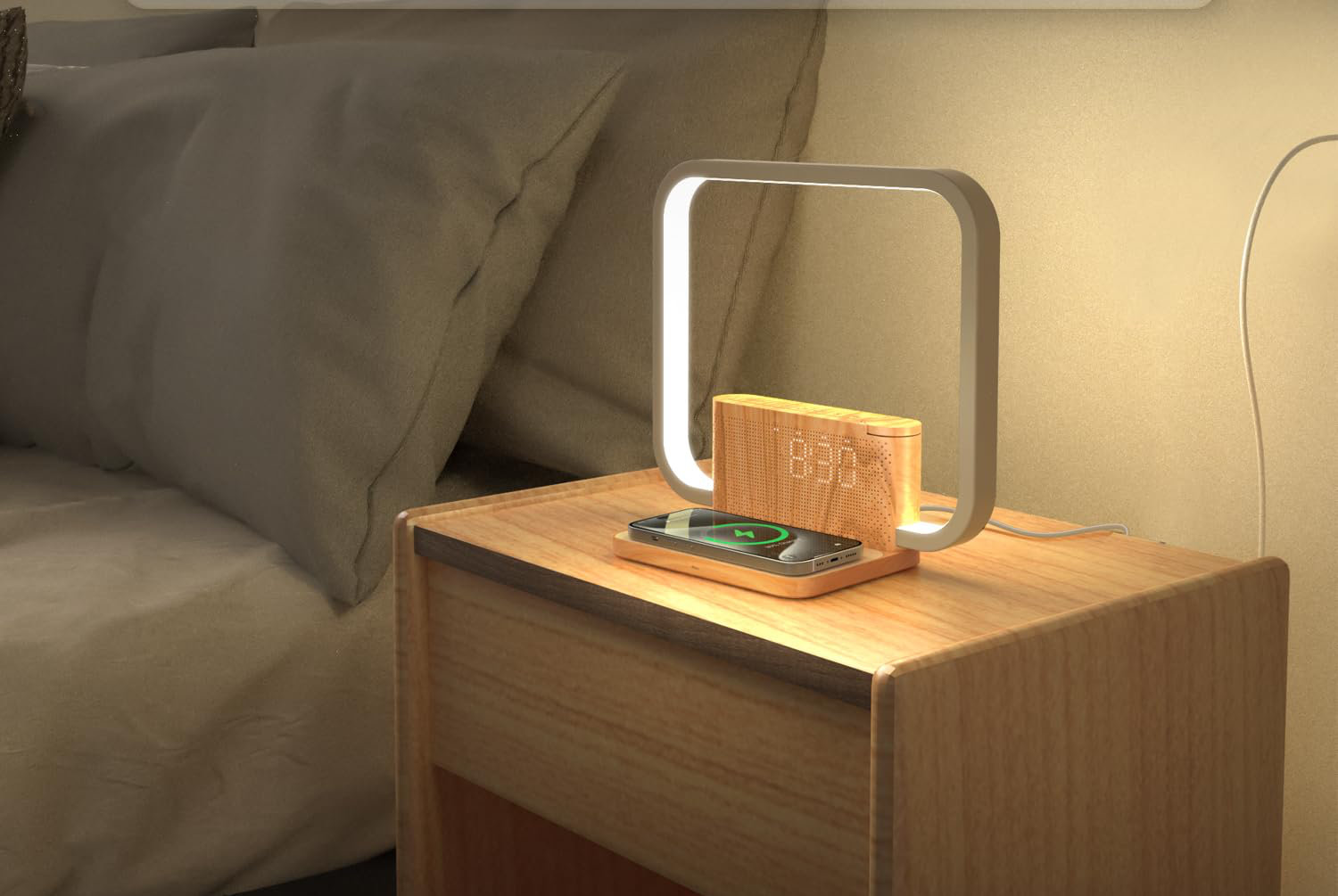 Wade Logan® Sunrise Alarm Clock For Heavy Sleepers With Wireless ...