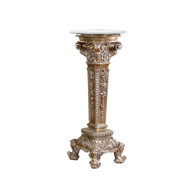 InfinityFurnitureImport Silver Plant Stand | Wayfair