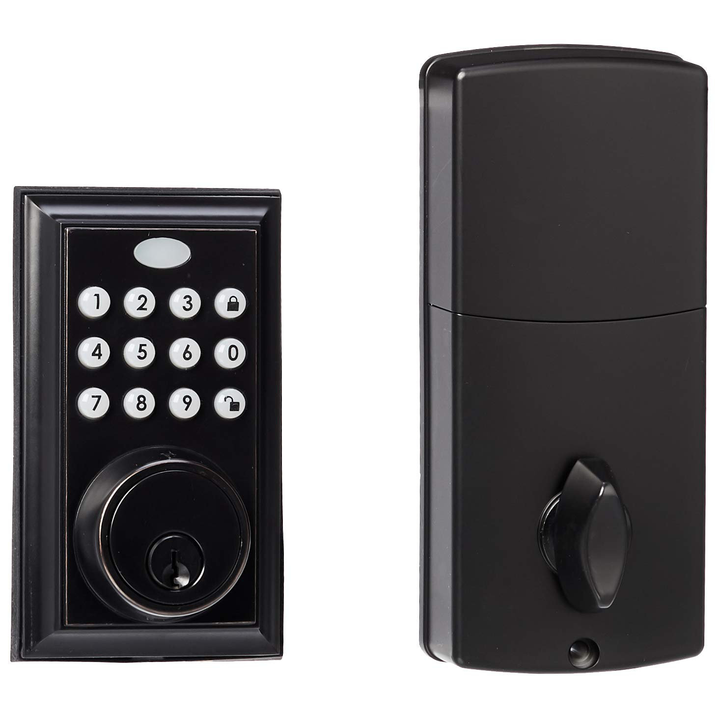 South Main Hardware Electronic Single Cylinder Deadbolt & Reviews | Wayfair