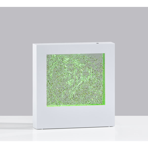 Trinx Shane Glitter Box Novelty LED Light Box | Wayfair