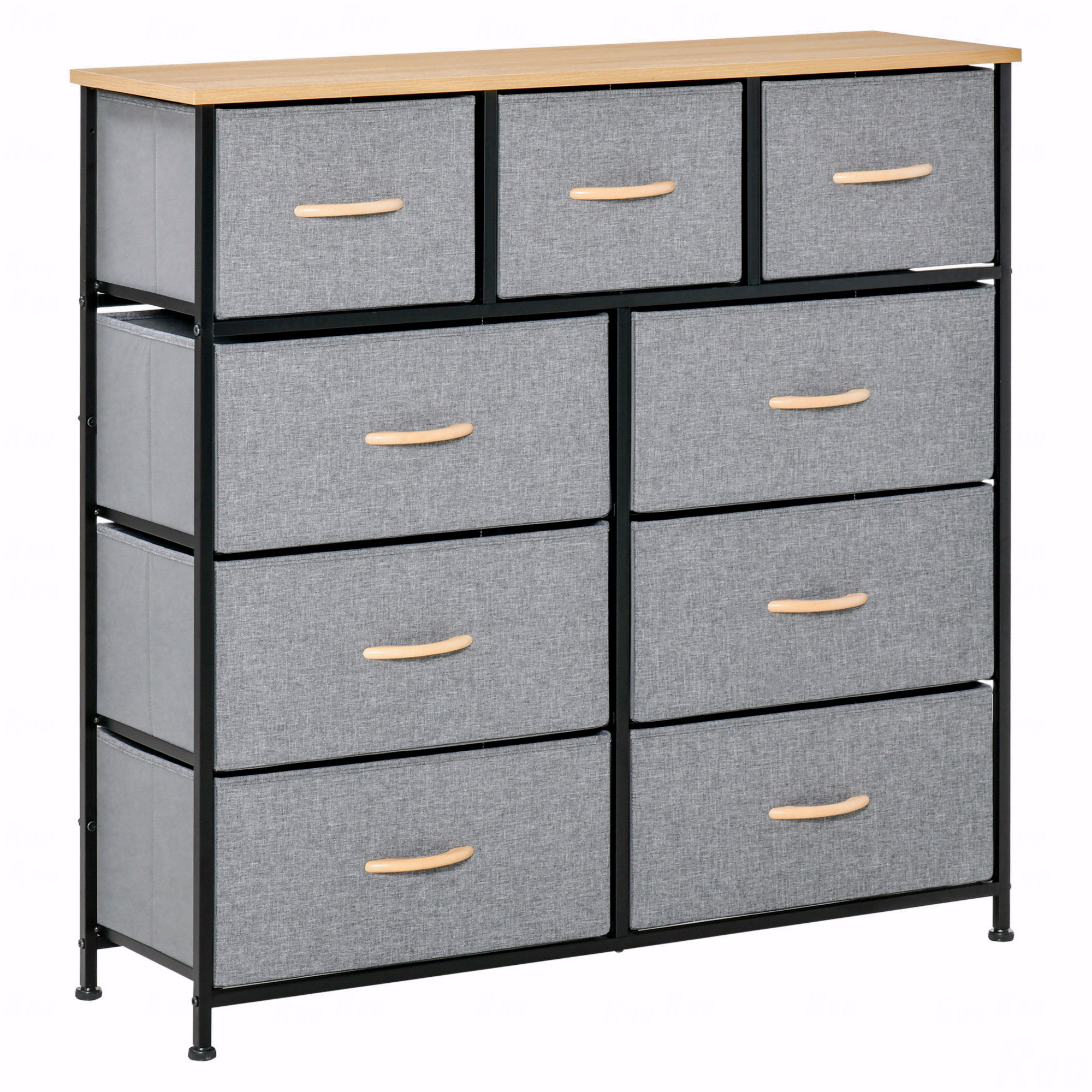 Ophelia & Co. Cabinet, Fabric Wood, Storage Chest 9 Drawer, Drawers ...