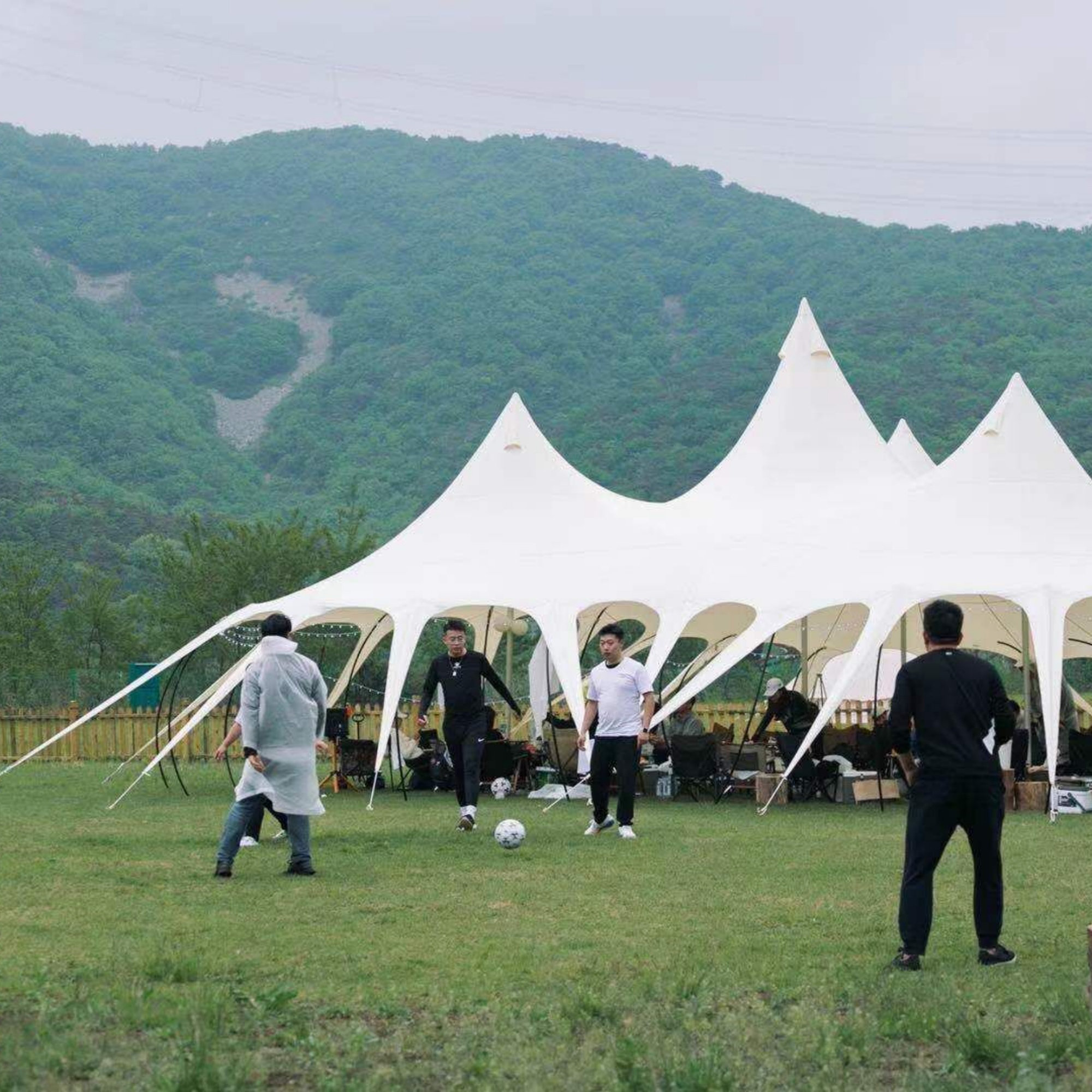 Myhomekeepers Thincker Canvas Waterproof Portable Tarp Multifunctional ...