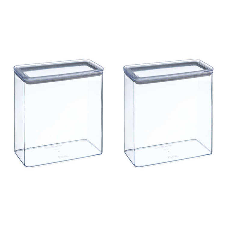 5five Food Storage Containers 2lt with Air Sealed Lid Set 2 & Reviews ...