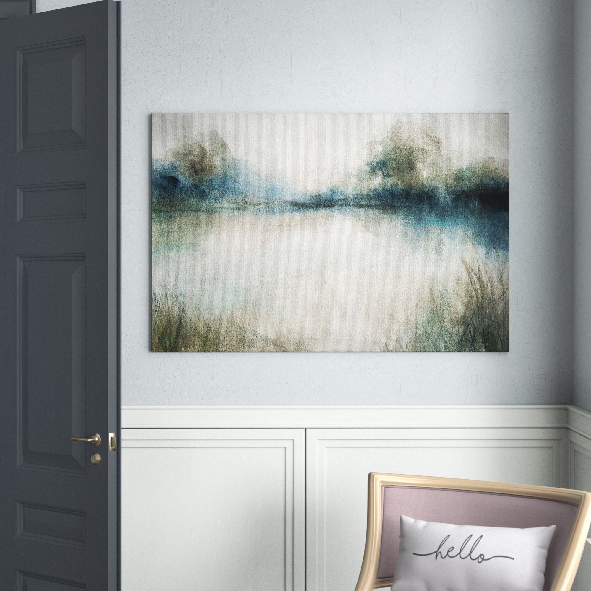 Lark Manor Aracelio Still Evening Waters I - Wrapped Canvas Print ...