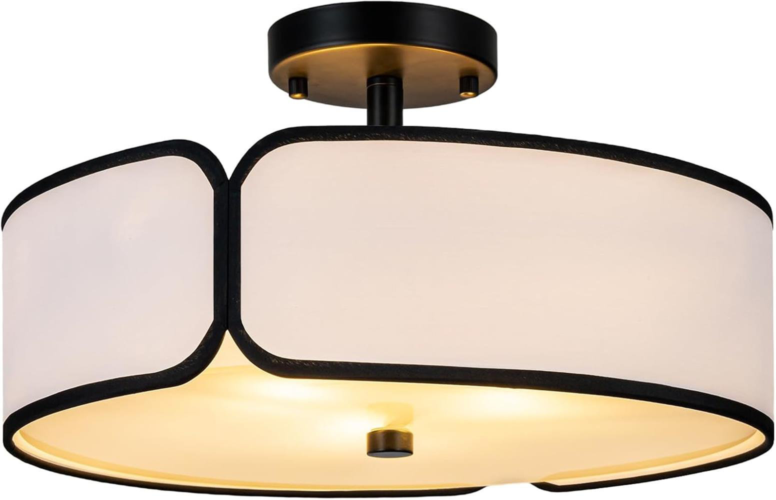 House of Hampton® Half Flat Installation Ceiling Light | Wayfair