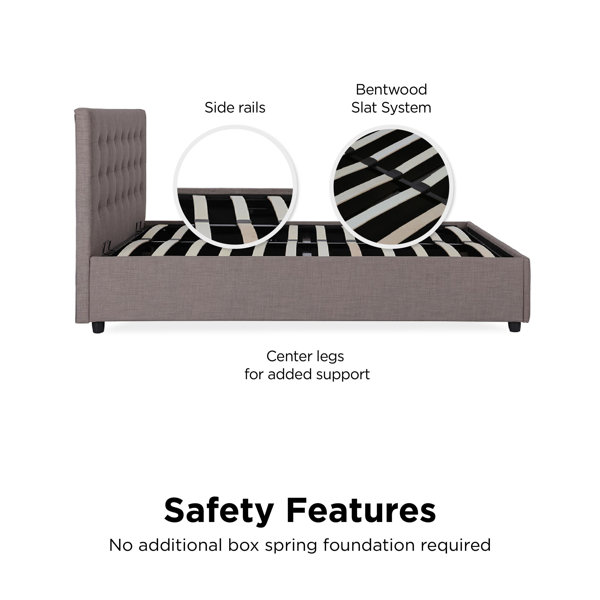Brayden Studio® Morphis Upholstered Platform Storage Bed & Reviews ...