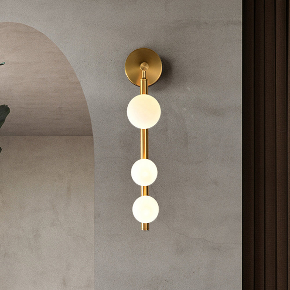 Everly Quinn Mord 3 - Light Gold Armed Sconce & Reviews - Wayfair Canada