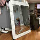 Latitude Run® Vanity Desk with Power Outl,Makeup Table with Lighted ...