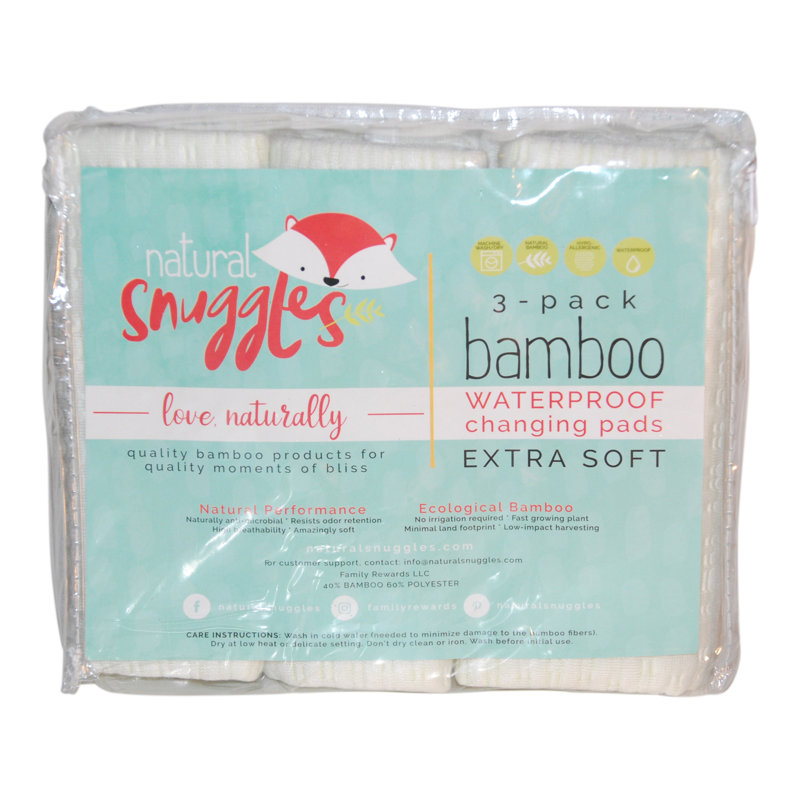 Natural Snuggles Bamboo Rayon Changing Pad 27'' Long & Reviews | Wayfair