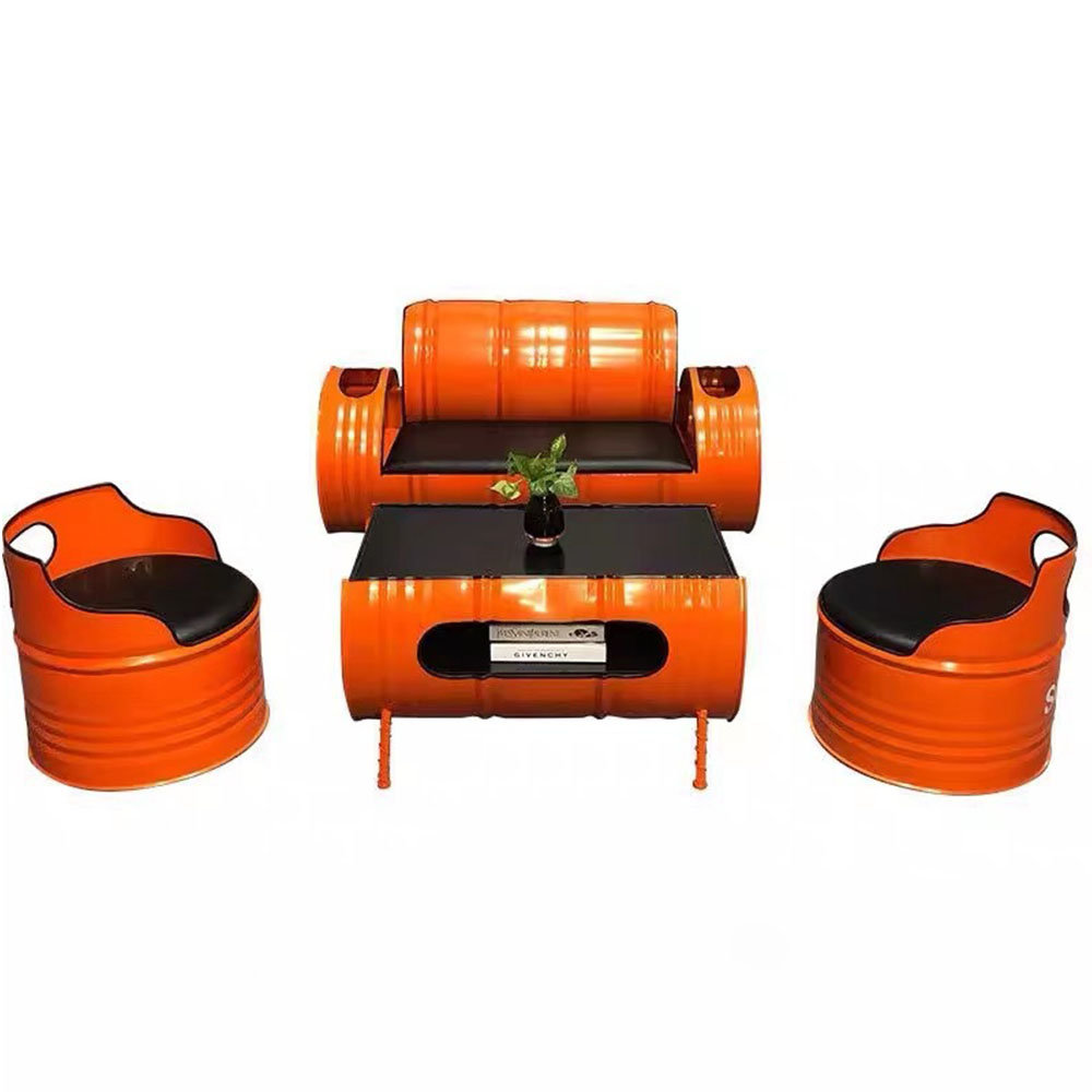 17 Stories Kaziah 4 - Piece Faux Leather Living Room Set - Wayfair Canada