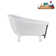 StreamlineBath 53.1'' x 25.6'' Freestanding Soaking Acrylic Bathtub ...