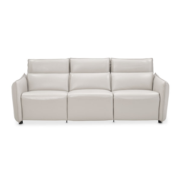 Michael Amini Mia Bella 94.5'' Recessed Arm Reclining Loveseat | Wayfair