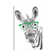Happy Larry Zebra With Green Glasses | Wayfair.co.uk