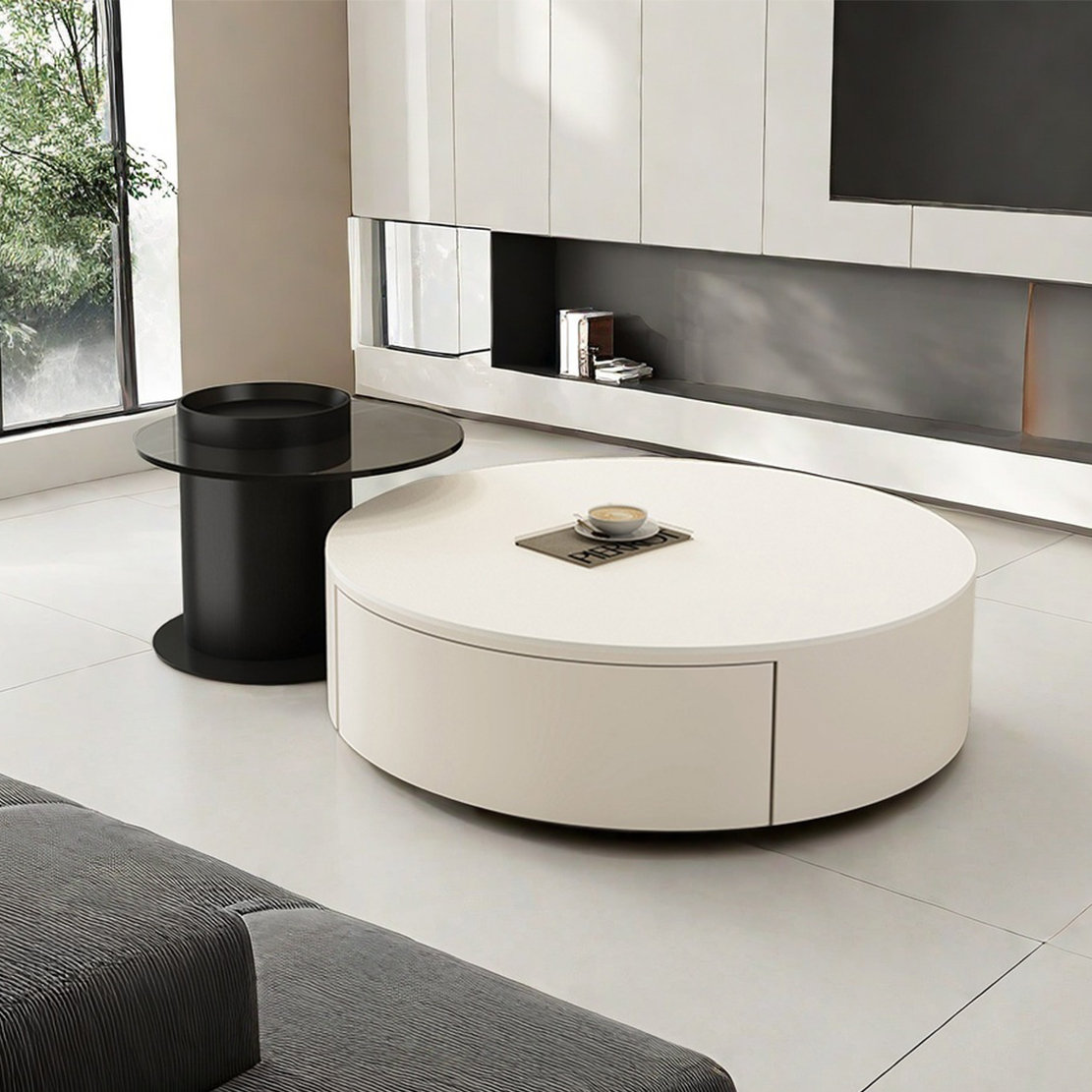 Orxva Galaxy Modern simple round combination coffee table | Wayfair