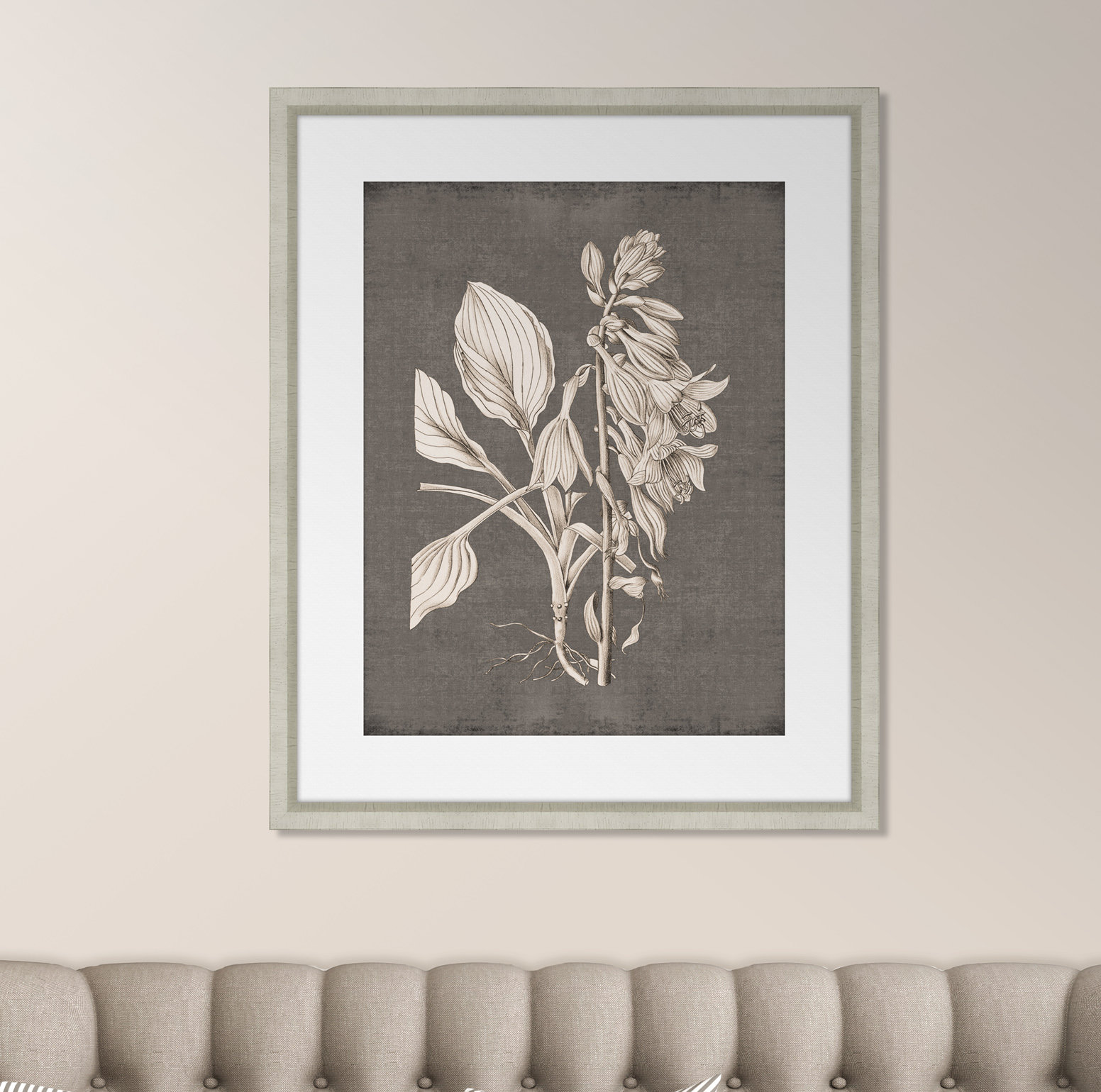 One Allium Way® 'Dramatic Flowers in Soft Gray II Grande' - Picture ...